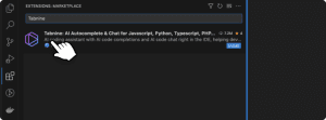 Install Tabnine for VS Code | Tabnine AI code assistant