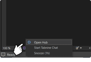 Install Tabnine for Visual Studio | Tabnine AI code assistant