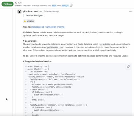 Unveiling Tabnine’s Code Review Agent: Improving quality, security, and ...